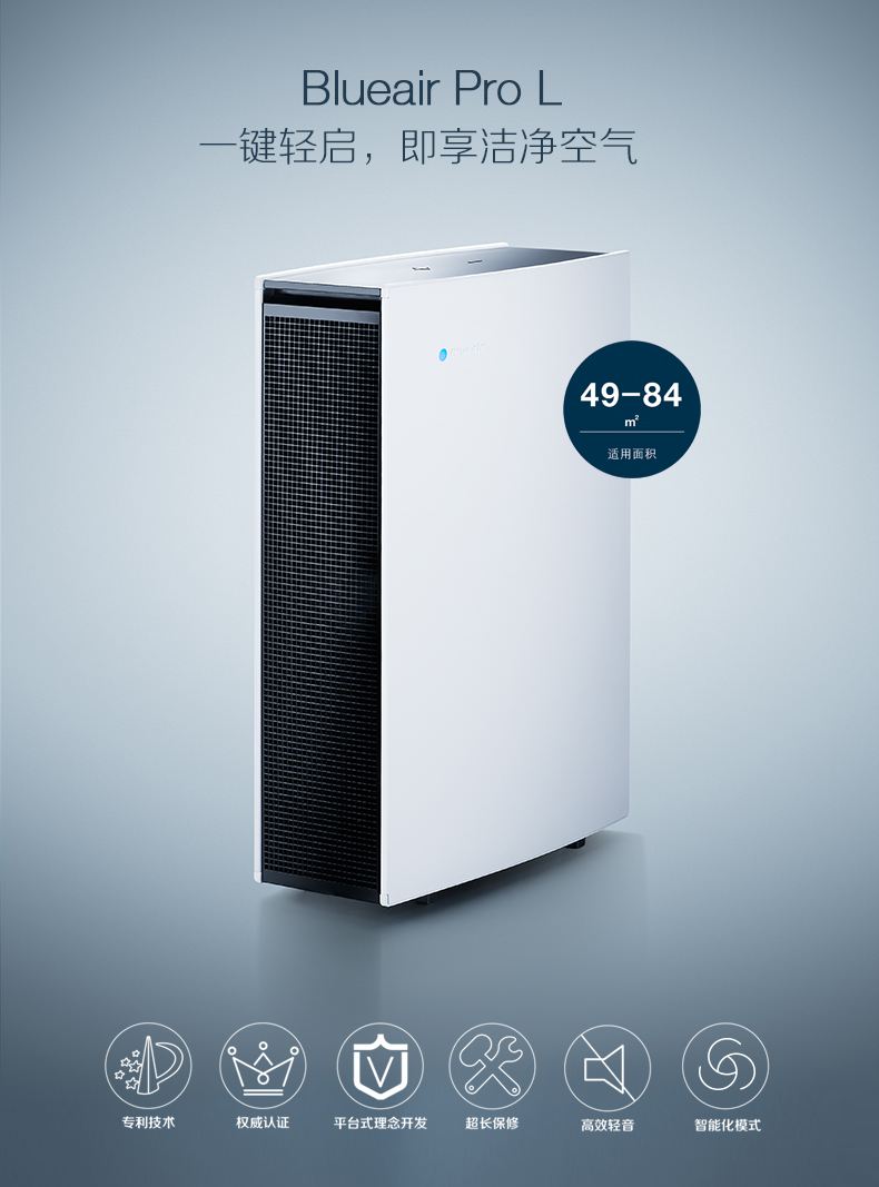 Blueair Pro L - 空气净化器租赁、出租布鲁雅尔净化器